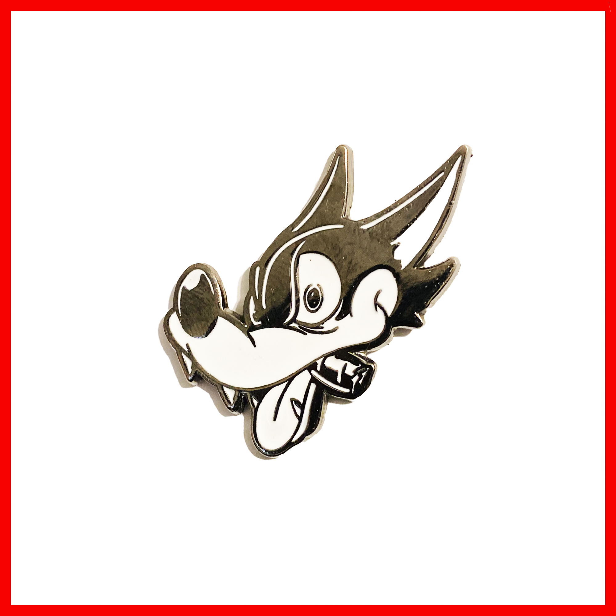 WOLF HEAD PIN – Vigil Kustom Designs