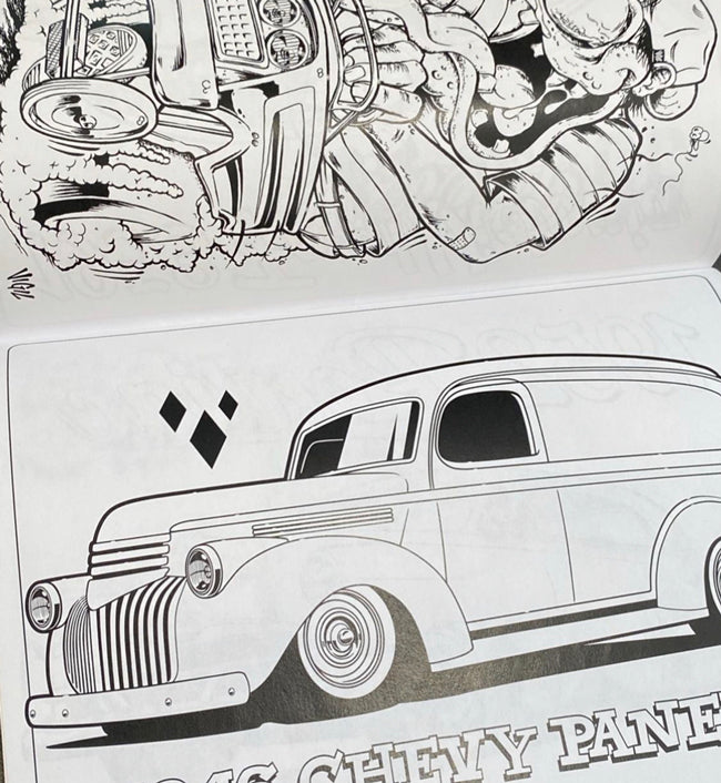 KUSTOM KOLORING BOOK – Vigil Kustom Designs