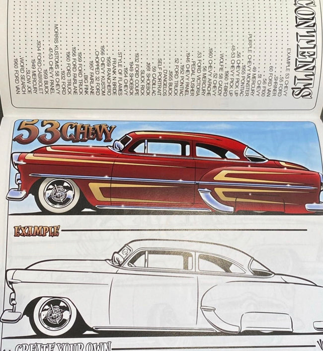 KUSTOM KOLORING BOOK – Vigil Kustom Designs