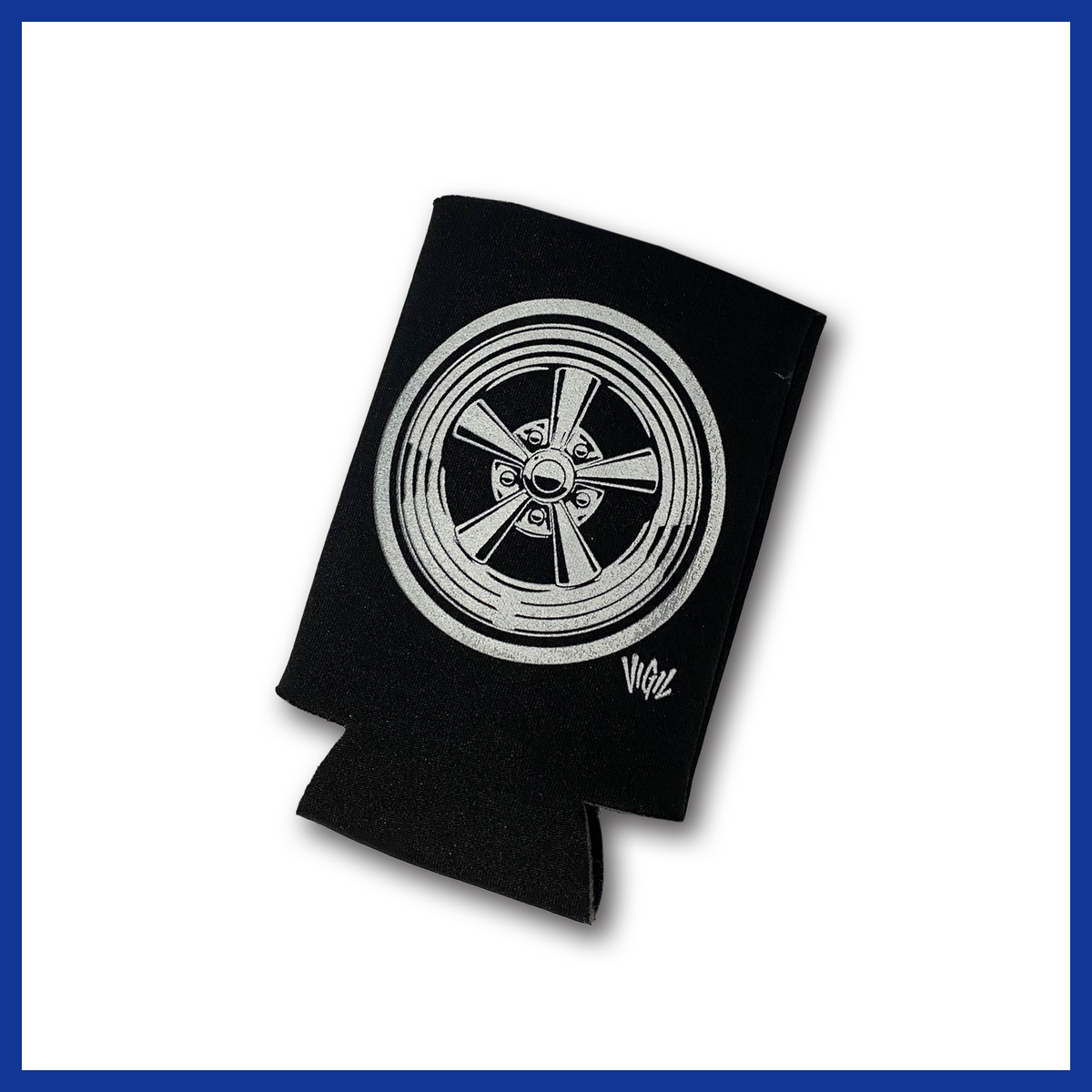 VIGIL KUSTOM SUPREME LOGO BLACK CAN COOLER – Vigil Kustom Designs